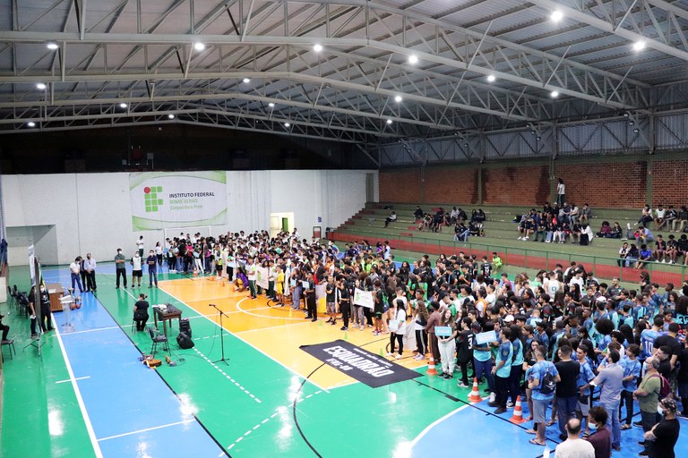 Veja como foi a cerimônia de abertura do Encontro Esportivo do IFMG ...