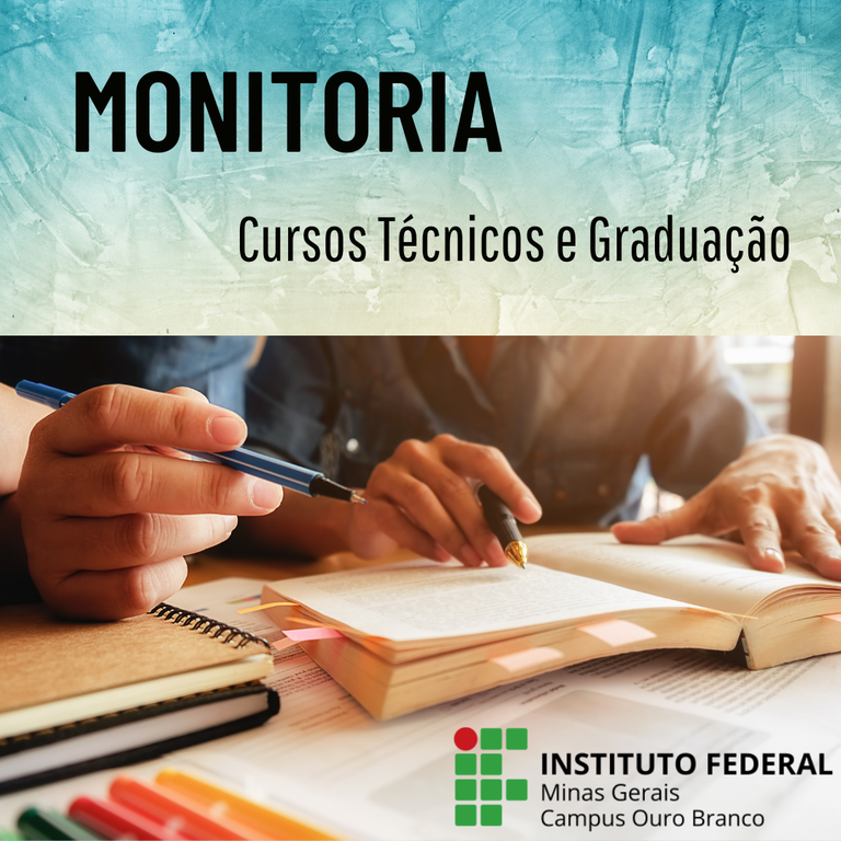 Inscrições para o Programa de Monitoria 2023/1 — Instituto Federal de ...