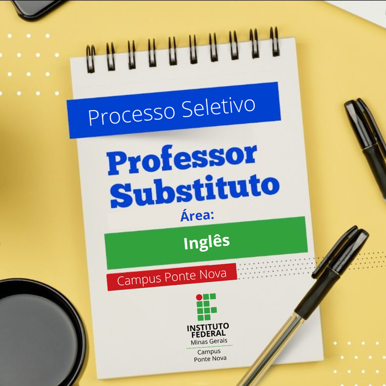 Inscrições abertas: Processo Seletivo Professor Substituto de Inglês ...